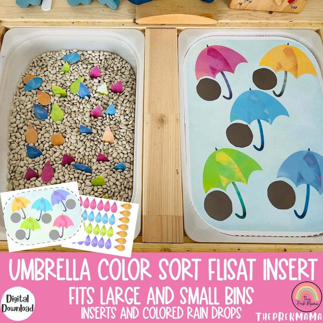 Umbrella Color Sort Flisat Inserts, Flisat Table, Flisat Insert ...