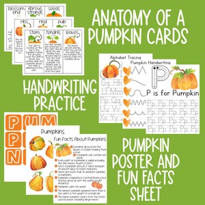 Pumpkin Unit Study Homeschool Learning Materials Educational Activities ...