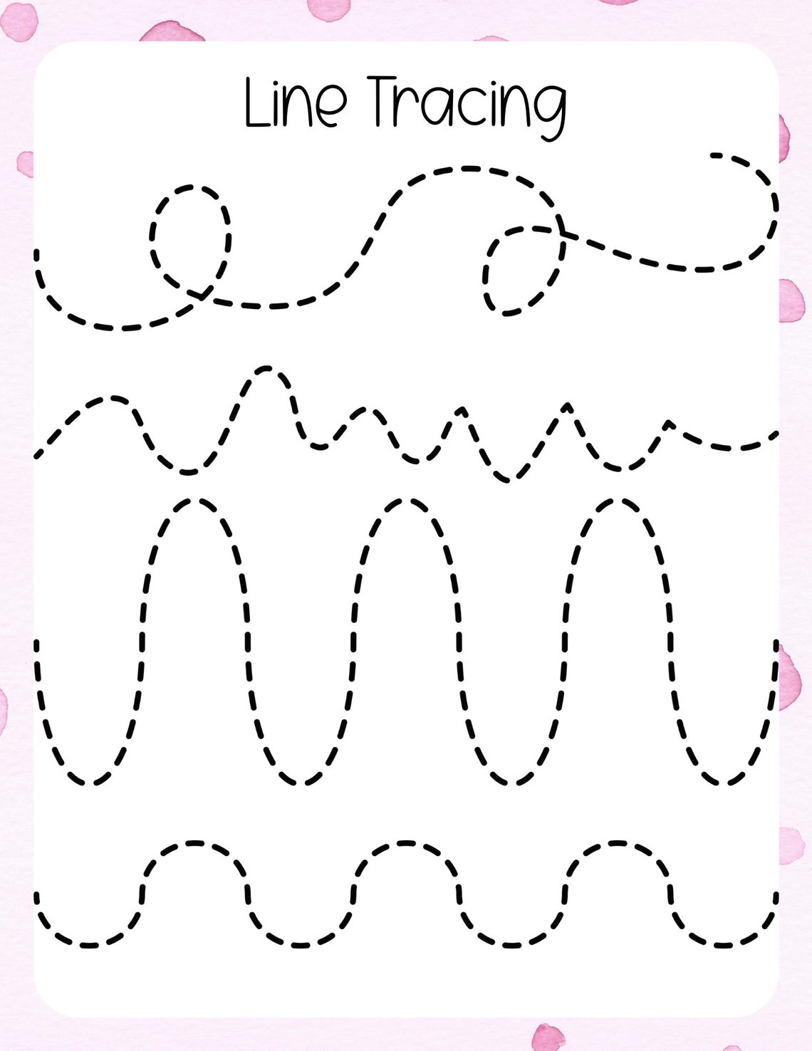 Pre Handwriting Line Tracing Worksheets Preschool Printable Etsy pre-handwriting-line-tracing-worksheets-preschool-printable-etsy