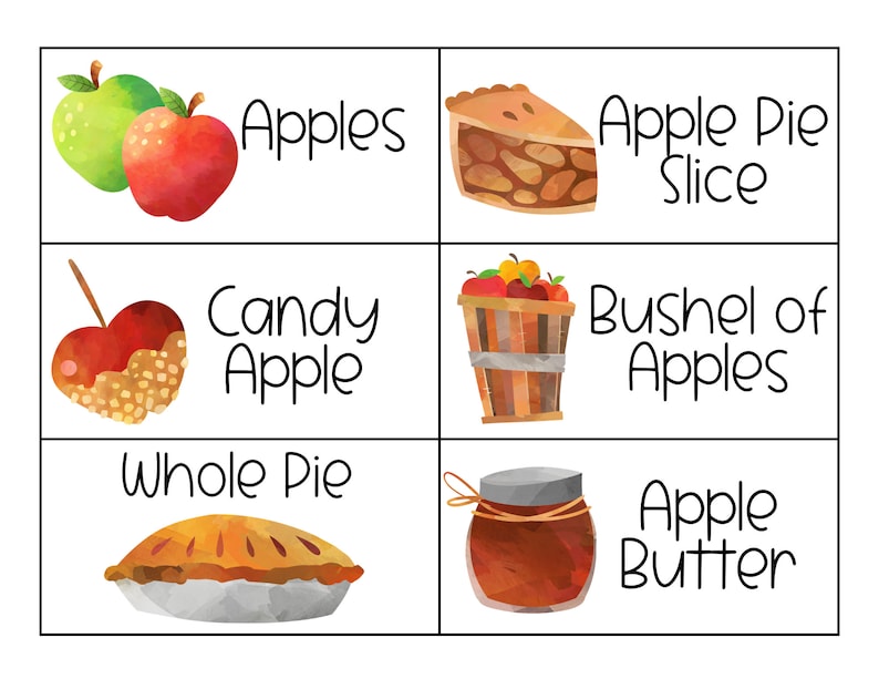 Apple Orchard Dramatic Play Pretend Play Classroom Dramatic - Etsy