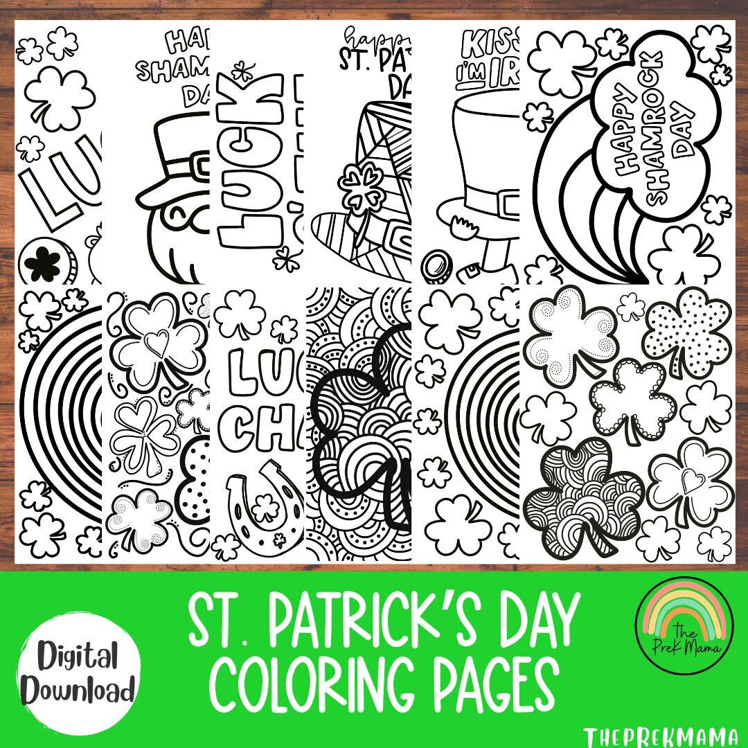 St Patrick's Day Coloring Pages, Preschool Worksheets, Preschool ...