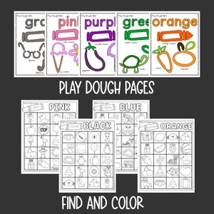 Colors Workbook, Colors Worksheet, Preschool Worksheet, Preschool ...