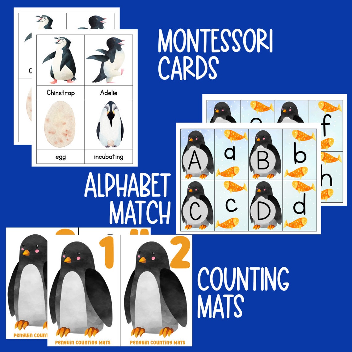 Penguin Unit Study Homeschool Learning Materials Educational - Etsy