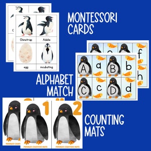 Penguin Unit Study, Homeschool Learning Materials, Educational ...