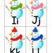 Snowball Letter Sort, Winter Preschool Printable, Winter Activity ...
