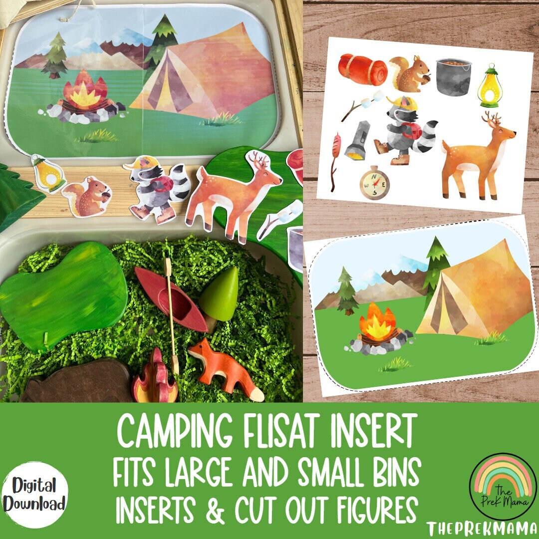 Camping Flisat Inserts, Flisat Table, Flisat Insert Printable, Flisat ...