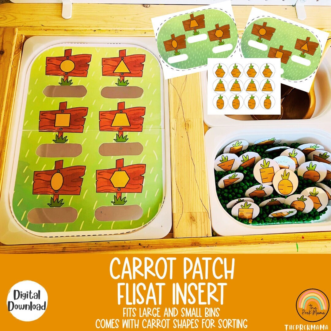 Carrot Patch Flisat Insert, Easter Flisat, Flisat Table, Flisat Insert ...