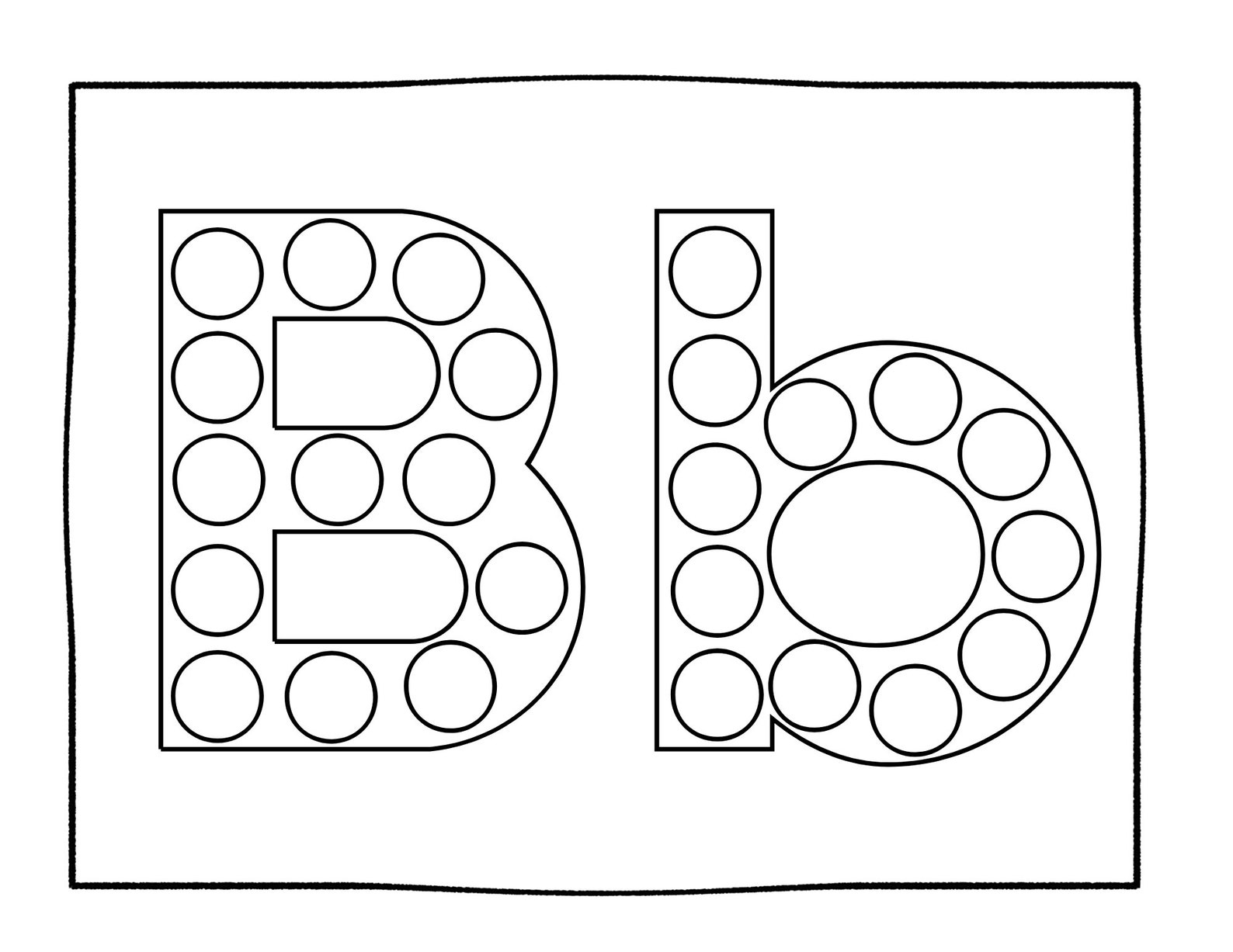 Letters Dot Markers Dab Markers Preschool Printable - Etsy