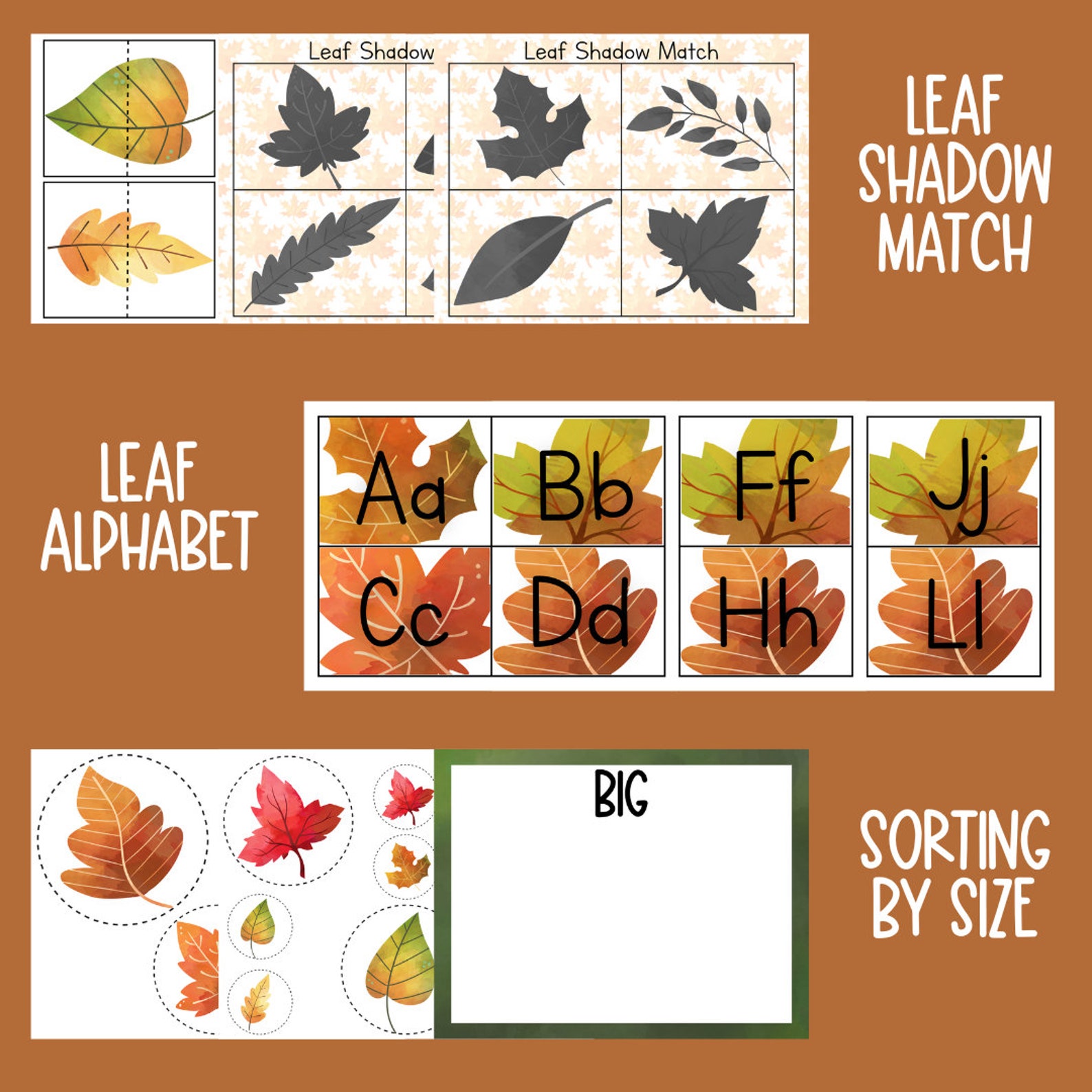 Autumn Fall Bundle Homeschool Curriculum Preschool - Etsy