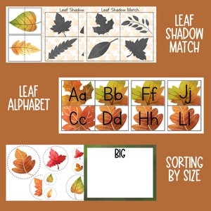 Autumn Fall Bundle, Homeschool Curriculum, Preschool Printable, Busy ...