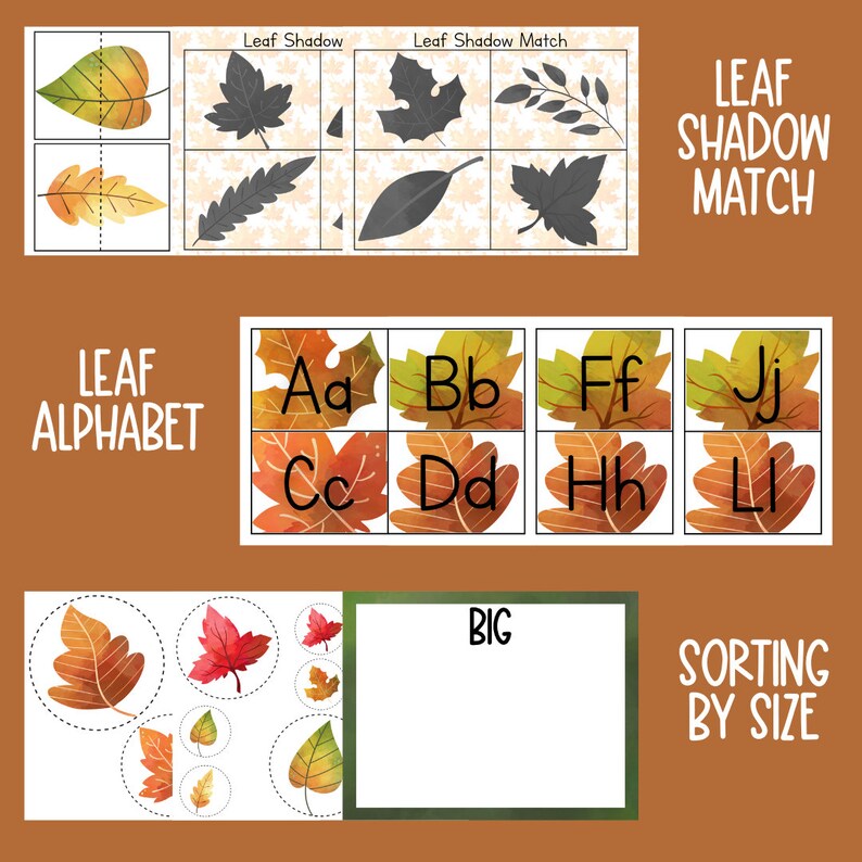 Autumn Fall Bundle, Homeschool Curriculum, Preschool Printable, Busy ...