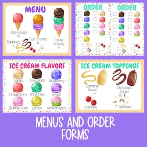 Ice Cream Shop Dramatic Play, Pretend Play, Classroom Dramatic Play ...