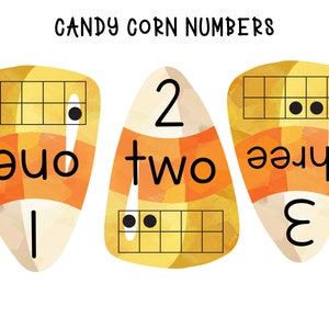 Halloween Candy Corn Number Match, Halloween Preschool Printable ...