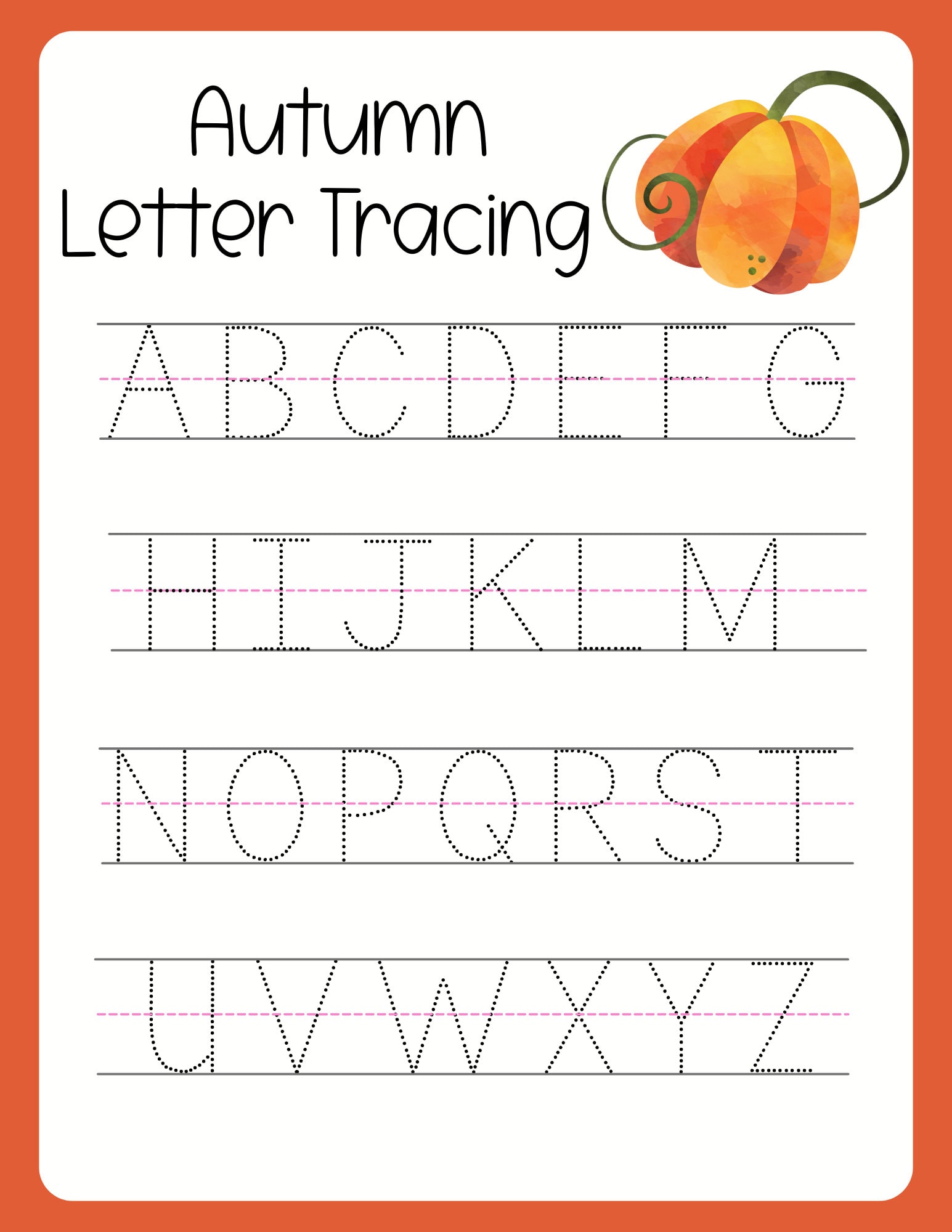 Autumn Preschool Packet Preschool Worksheets Fall Activity - Etsy