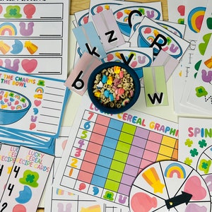 Lucky Cereal Bundle, Preschool Curriculum, Preschool Printable ...