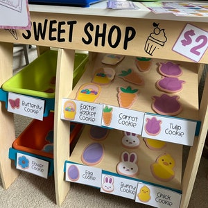 Bunny Bake Shop Dramatic Play, Easter Pretend Play, Easter Dramatic ...