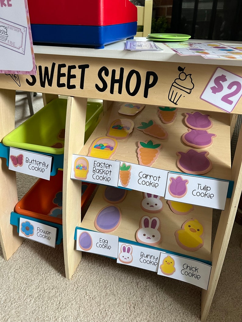 Bunny Bake Shop Dramatic Play, Easter Pretend Play, Easter Dramatic ...