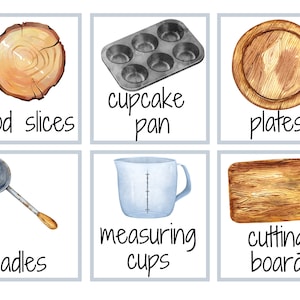Mud Kitchen Labels, Preschool Printable, Home School, Montessori ...