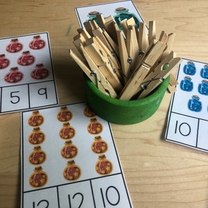 Potion Count and Clip Cards, Preschool Printable, Preschool Math ...
