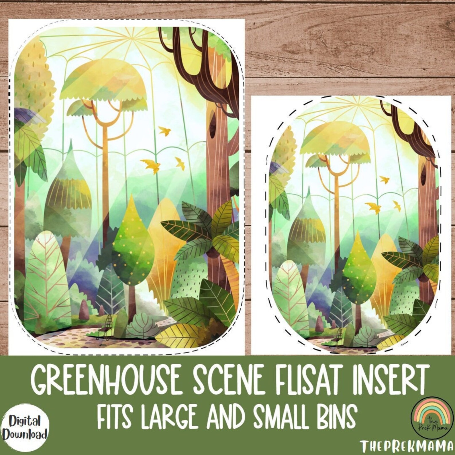 Greenhouse Scene Flisat Insert, Flisat Table, Flisat Insert Printable ...