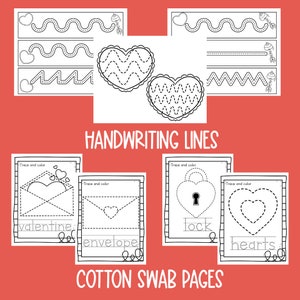 Valentine's Day Fine Motor Bundle, Preschool Fine Motor, Valentine ...