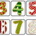 Christmas Cookie Alphabet and Numbers, Preschool Printable, Christmas ...