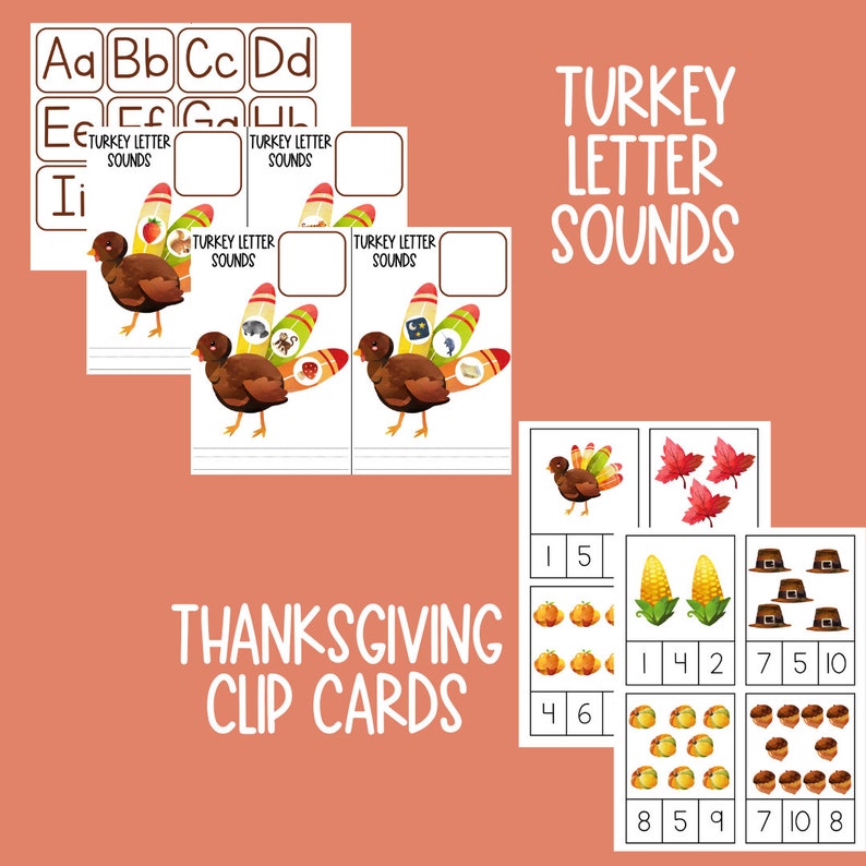 Thanksgiving Bundle Homeschool Curriculum Preschool - Etsy
