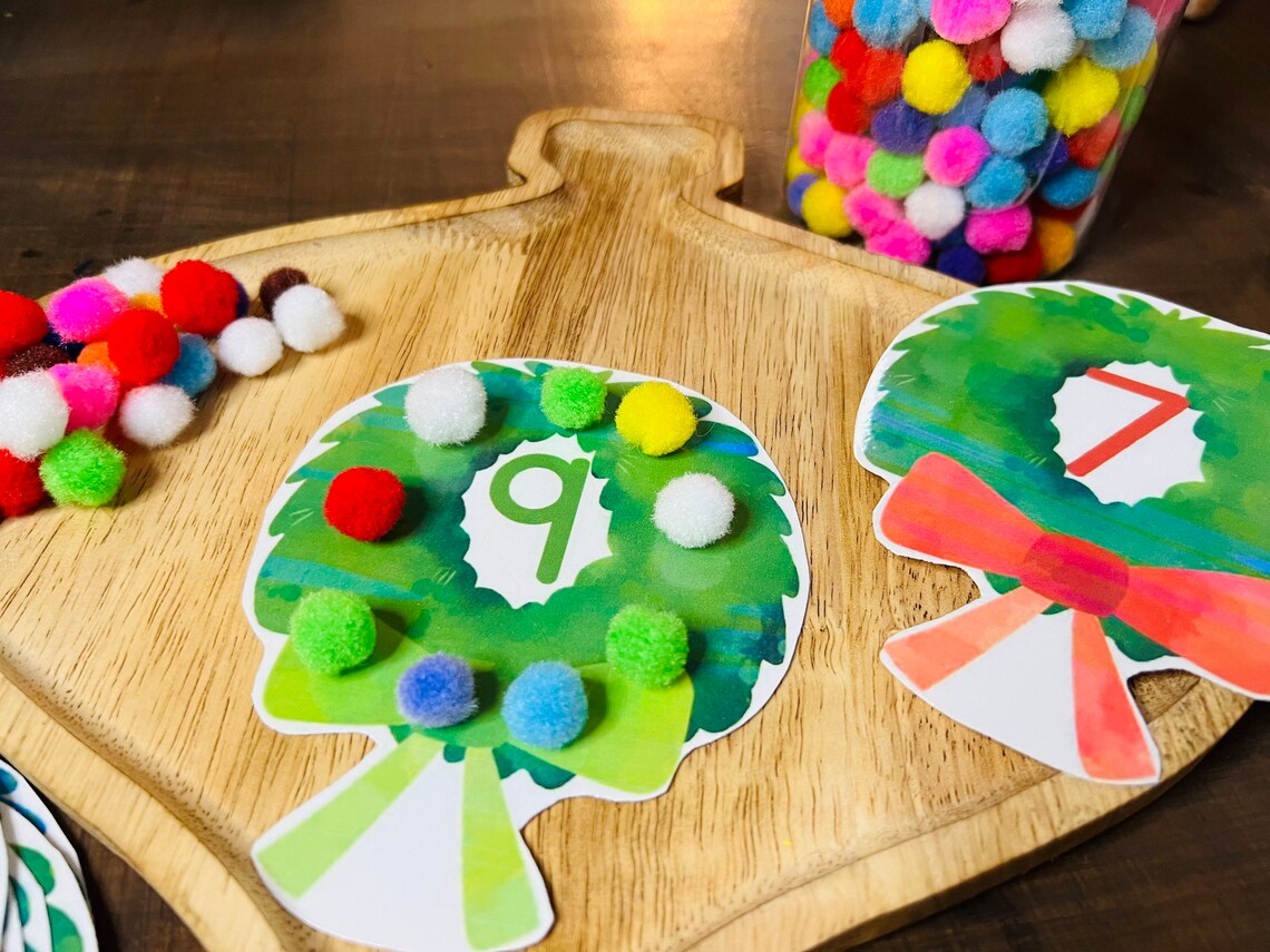 Christmas Math Bundle, Christmas Preschool Printable, Homeschool ...