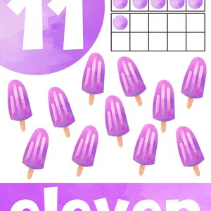 Number Posters, Math Activity, Preschool Printable Preschool Math ...