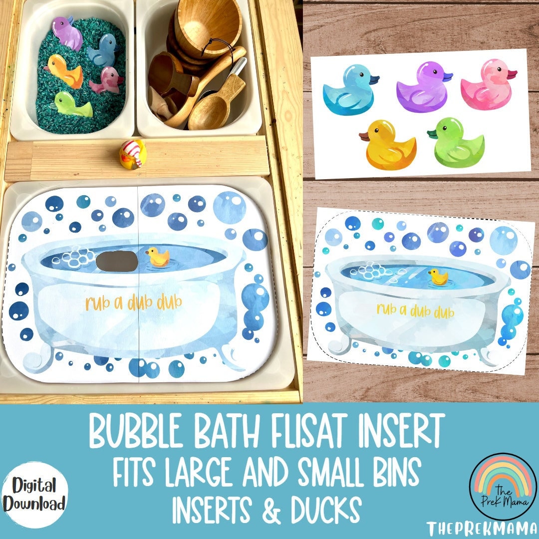 Bubble Bath Flisat Inserts, Flisat Table, Flisat Insert Printable ...
