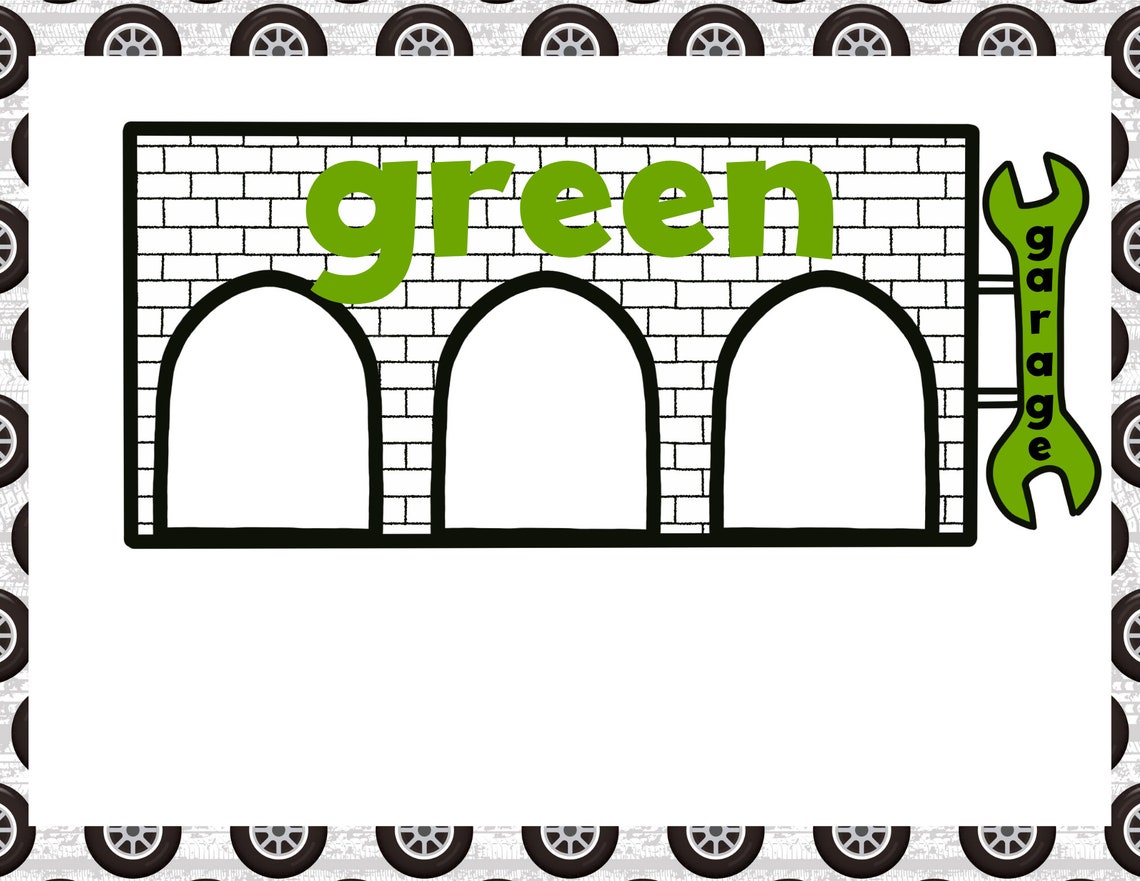 Cars and Trucks Color Sort Preschool Worksheet Preschool - Etsy