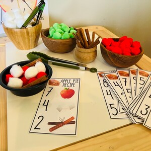 Apple Pie Recipe Cards, Montessori Materials, Homeschool Resources ...