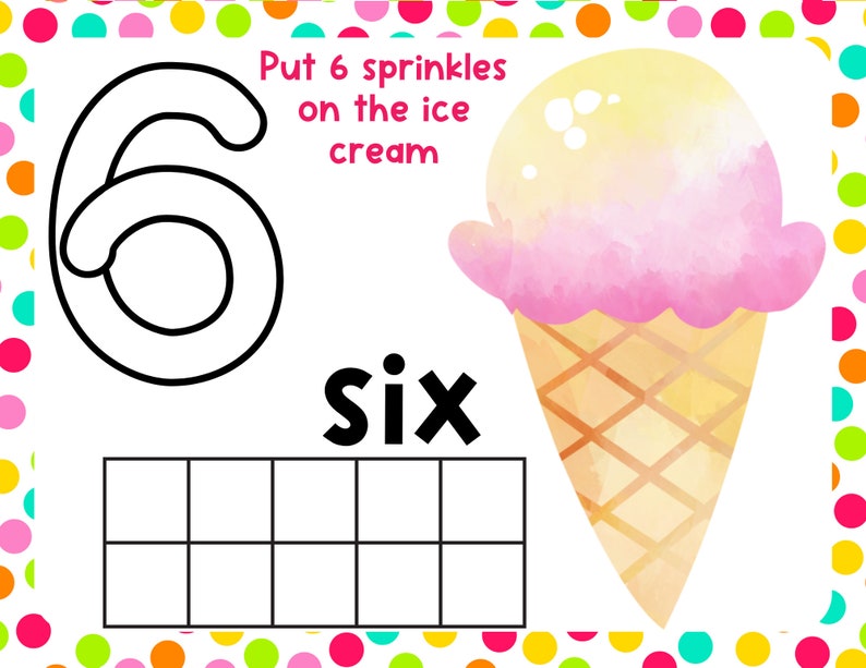 Ice Cream Play Dough Mats, Play Doh Mats, Toddler Activities ...