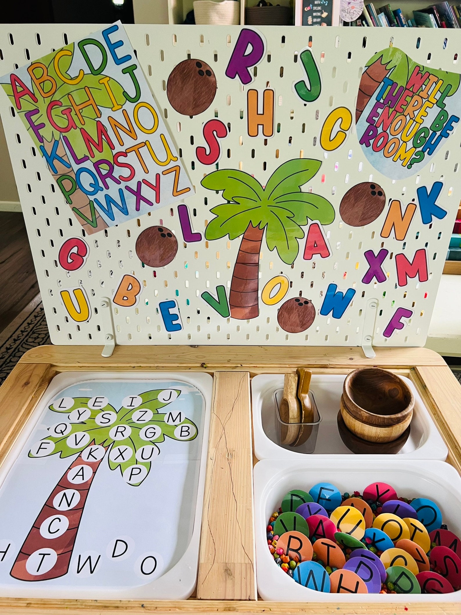 Palm Tree Alphabet Flisat Inserts, Alphabet Flisat, Flisat Insert ...