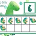 Dino Ten Frame, Numbers 1-10 Count and Match, Montessori Printable ...