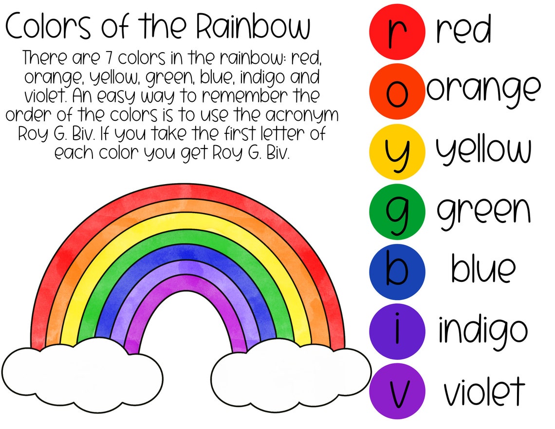 All About Colors Color Theory Preschool Worksheet Preschool - Etsy
