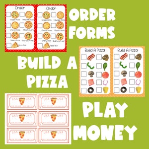 Pizza Parlor Dramatic Play, Pretend Play, Classroom Dramatic Play, Home ...