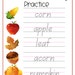 Autumn Preschool Packet, Preschool Worksheets, Fall Activity for Kids ...