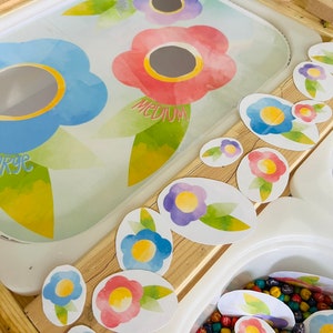 Flower Size Sort Flisat Inserts, Flisat Table, Flisat Insert Printable ...