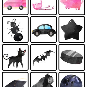 Color Sorting Posters Preschool Worksheet Preschool | Etsy