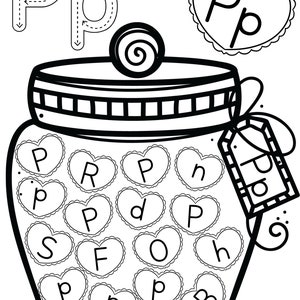 Candy Hearts Letter Hunt, Preschool Curriculum, Toddler Printable ...