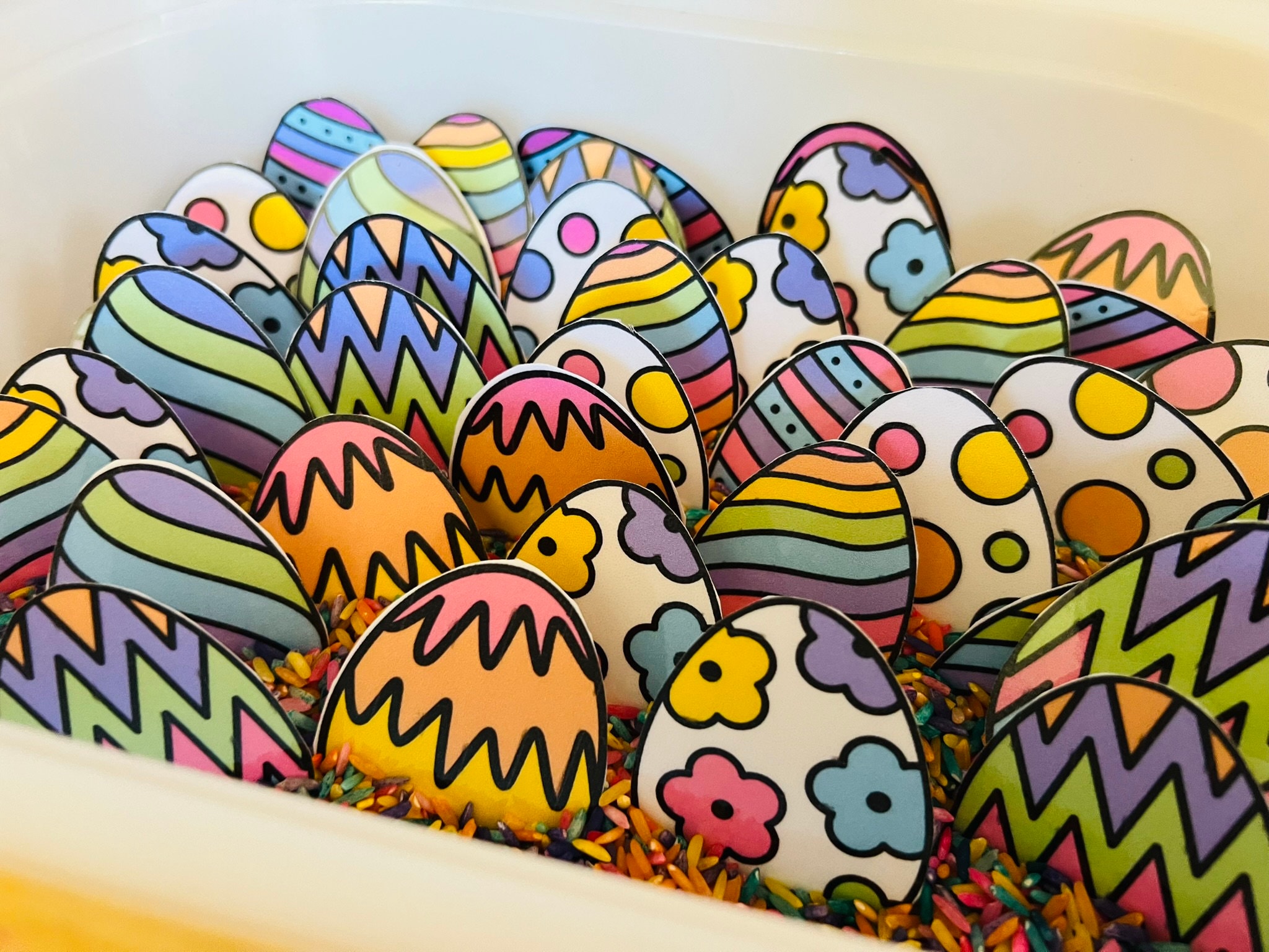 Easter Basket Sorting, Easter Flisat, Flisat Table, Flisat Insert ...