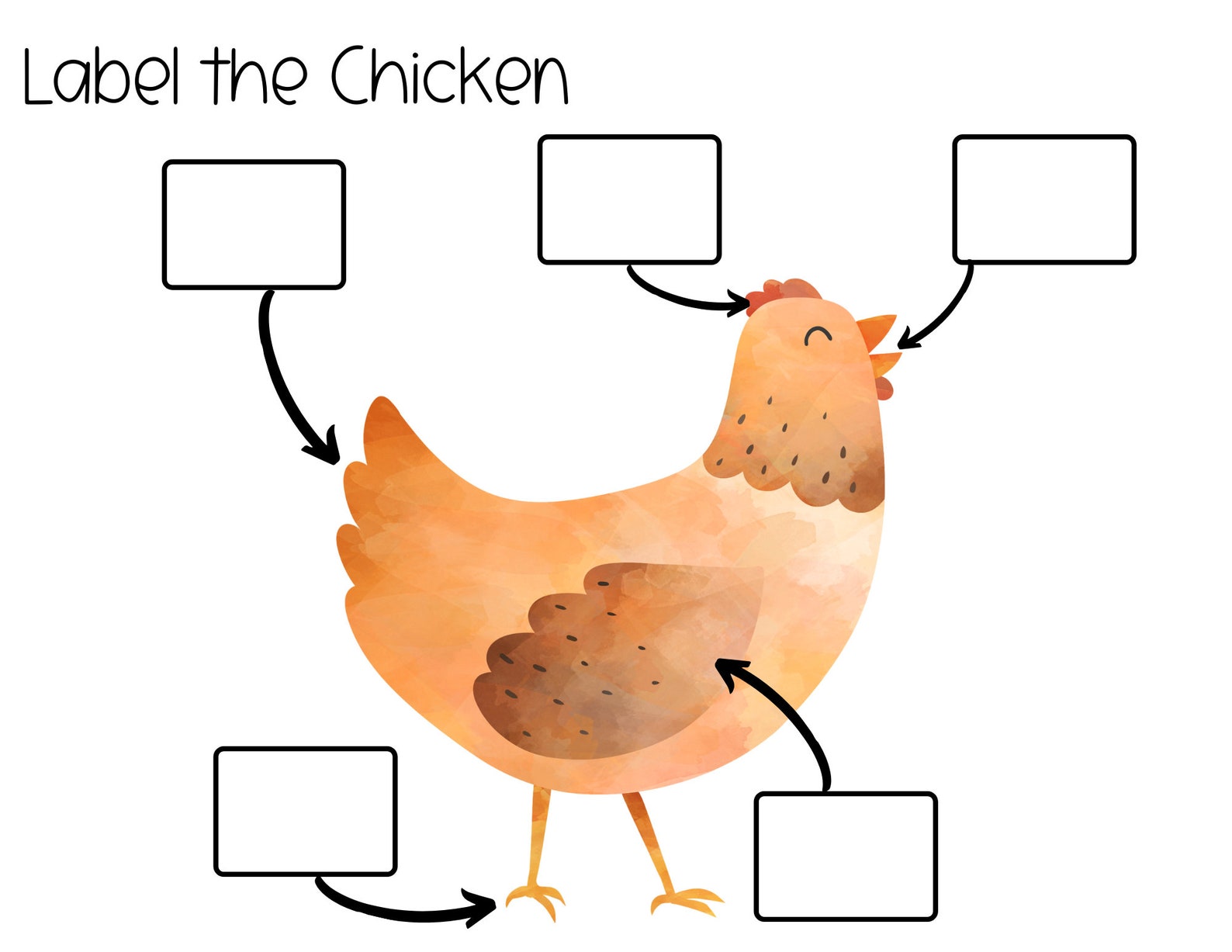 FARM Label the Animals Montessori Materials Preschool - Etsy