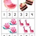 Valentine's Day Count and Clip Cards, Preschool Printable, Preschool ...
