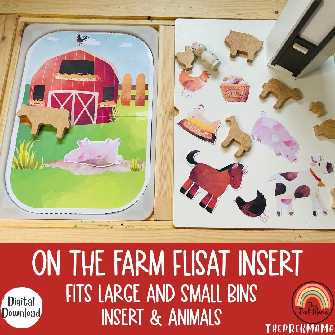 On the Farm Flisat Inserts, Flisat Table, Flisat Insert Printable ...