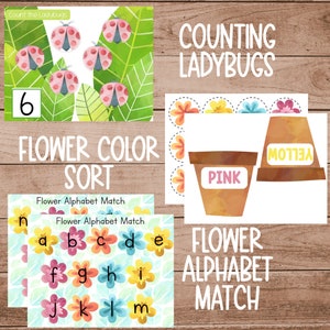 Spring Bundle, Preschool Printable, Spring Pintables, Spring Theme ...