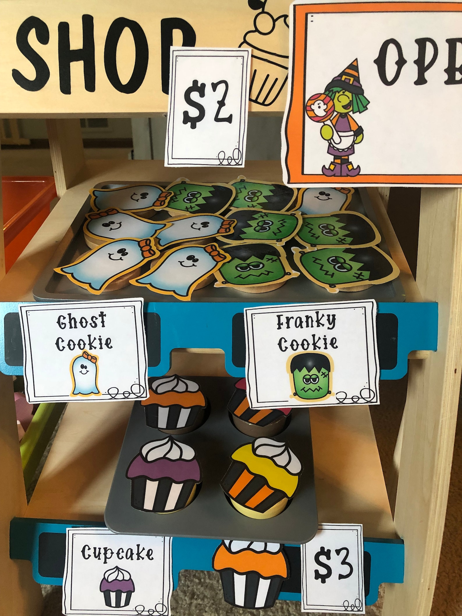 Spooky Bones Café Halloween Dramatic Play Halloween Pretend - Etsy