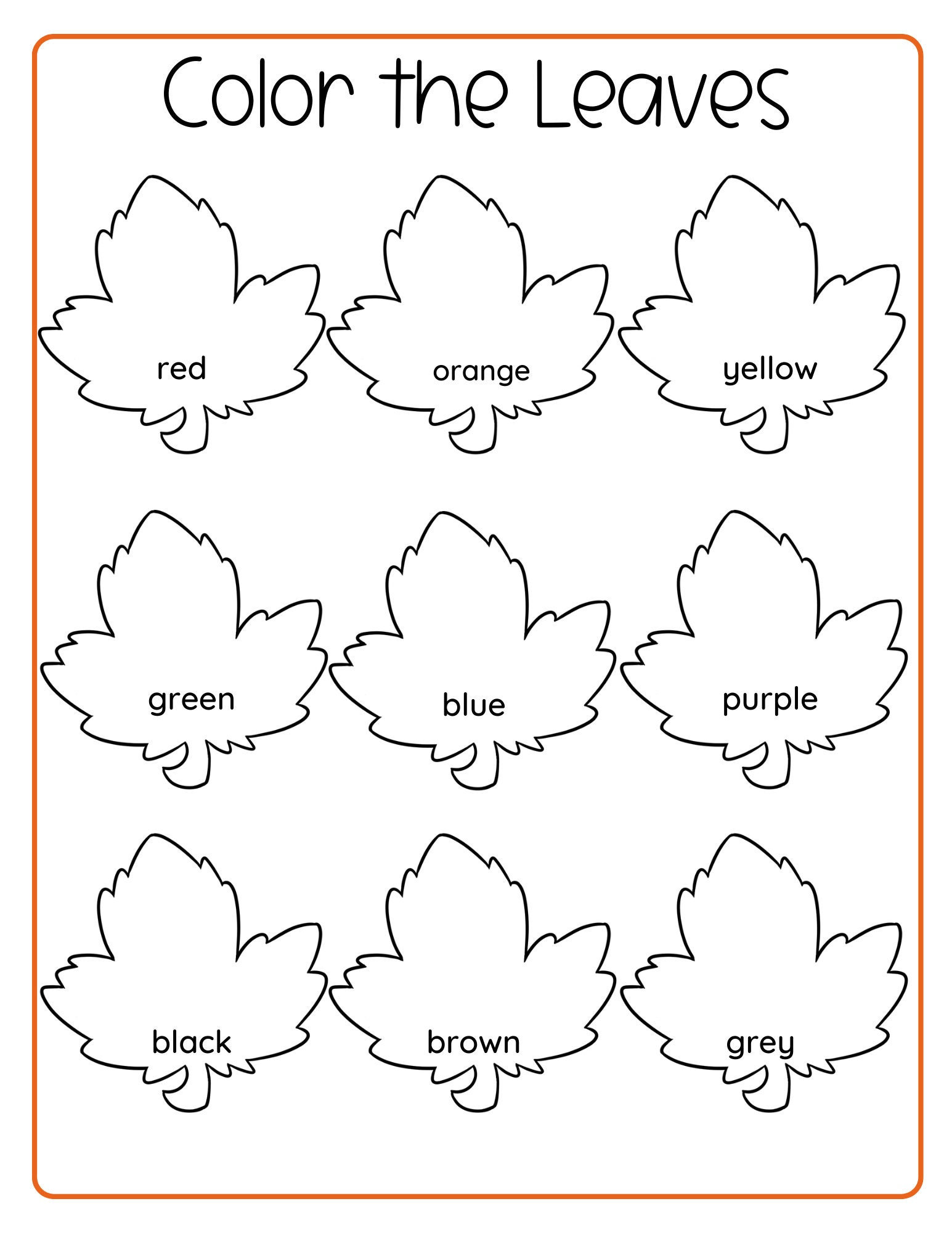 Autumn Preschool Packet Preschool Worksheets Fall Activity - Etsy