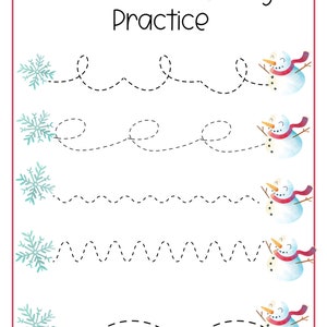 Winter Preschool Packet, Winter Preschool Printable, Homeschool ...