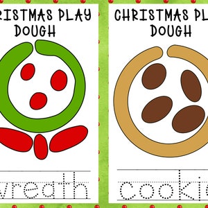 Christmas Play Dough Activities, Christmas Preschool Printable ...